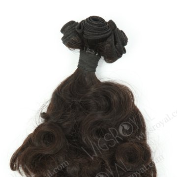 In Stock 7A Peruvian Virgin Hair 14" Double Drawn Wavy With Curl Tip ...