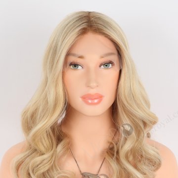 Undetectable Hairline Beach Wave Lace Front Wigs - Wigsroyal.com