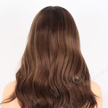 Knotless Scalp Replica Silk Base Lace Wig | All One Length Beach Wave ...