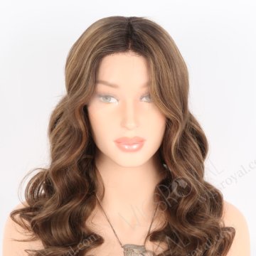 In Stock European Virgin Hair 20" Beach Wave T2/10# With T2/8 ...