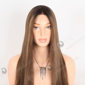 In Stock European Virgin Hair 20" Straight T2/10# With T2/8# Highlights ...