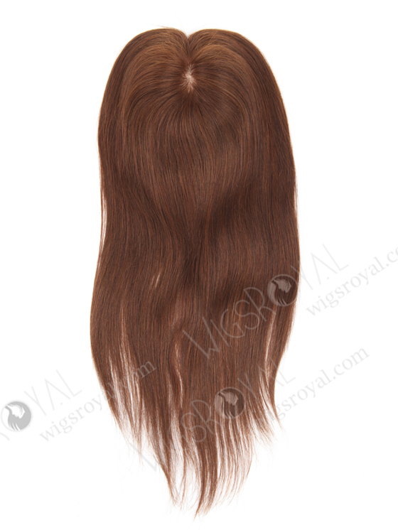Clip In Crown Filler Hair Pieces 16" Chocolate Brown Premium Remy Human ...